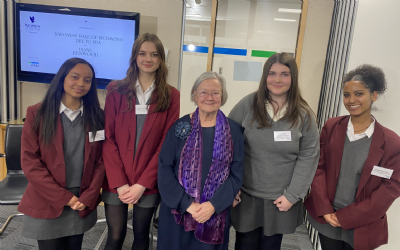 Cardinal Vaughan Memorial School - Sixth Form Pupils Meet Baroness Hale